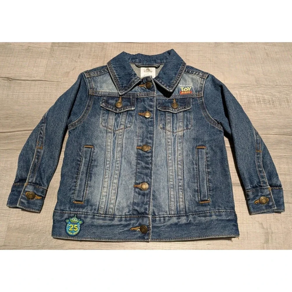 Disney | Jackets & Coats | Disney Store Toy Story Denim Jean Jacket ...